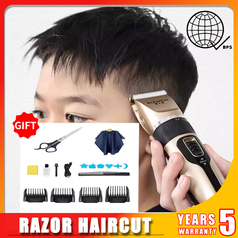 Electric Hair Clipper USB Rechargeable Razor Clipper Shaver Cutter Hair ...