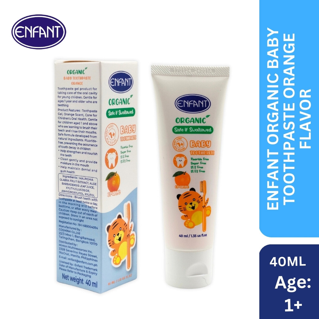 Enfant Baby Organic Flavored Toothpaste | Shopee Philippines