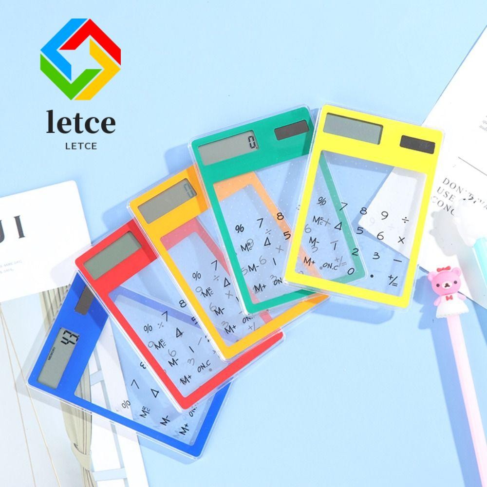 LETCE Mini Calculator, 8-Digit Display Touch Screen Scientific ...
