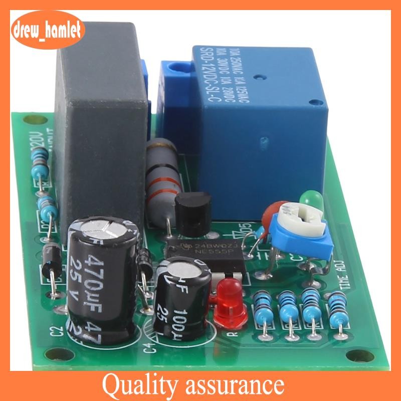 220V relay board, power on, time delay, circuit module, corridor switch, stair light, D1B5 ...