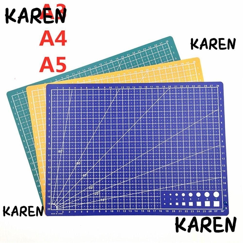 KAREN Cutting Board, Leather Craft Tool Engraving Cutting Mat, Manual A3 A4 A5 Patchwork Sewing ...