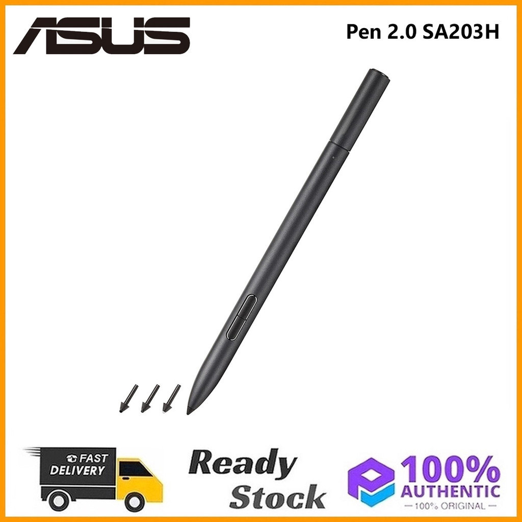 ASUS Pen 2.0 SA203H Stylus Pen for Windows for Microsoft Black | Shopee ...