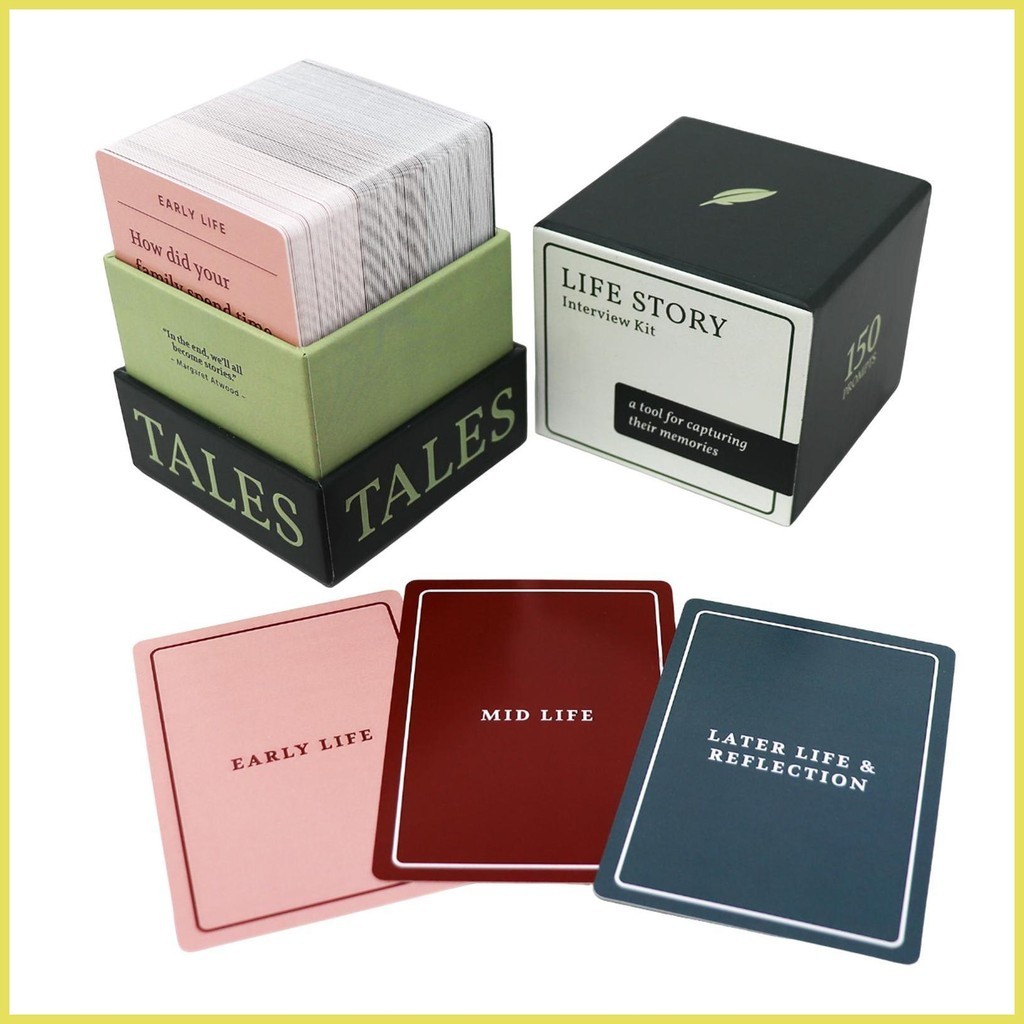 150pcs Tales Interview Cards Conversation Games Life Story Interview ...