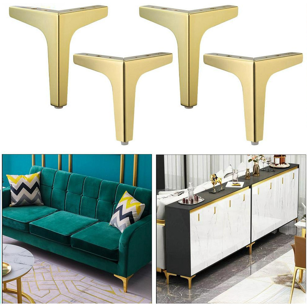 Metal Sofa Legs Furniture Replacement Leg Sofa Feet Heavy Duty Triangle ...