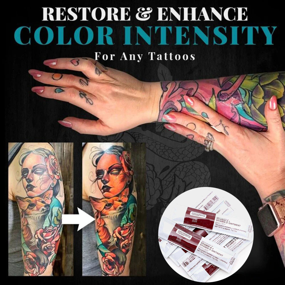 Fougera Tattoo Aftercare Cream Vitamin Ointment A&D Tattoo Repairing ...