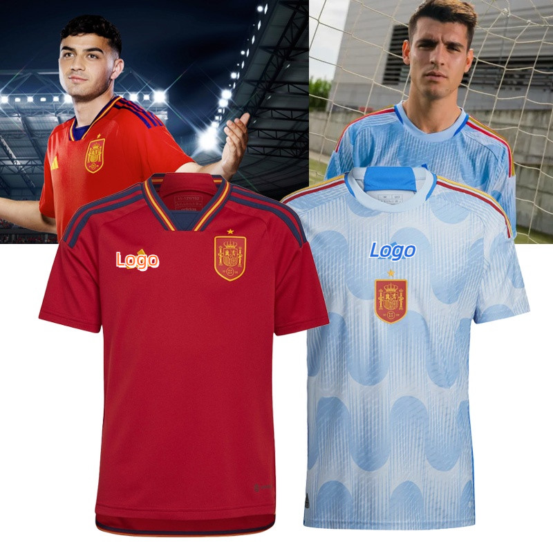 Spain Home/away Jersey Kits 22/23 World Cup Jersey Kits Fans Issue ...