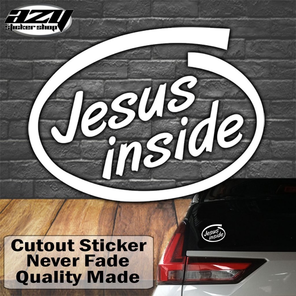 JESUS INSIDE Stickers Decals/Cutout Stickers | Shopee Philippines