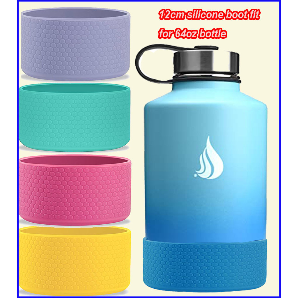 12.5CM Hexagonal Pattern Protective Silicon Boot for Aqu*Flask 64oz ...