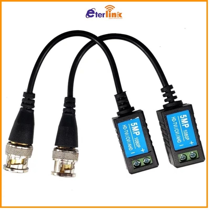 Video Balun 5mp 1080p AHD CVI TVI for CCTV Surveillance Security System ...