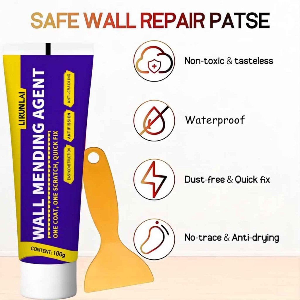 Wall Paste cream Hole Wall Repair Cream Drywall Repair Kit for Home ...