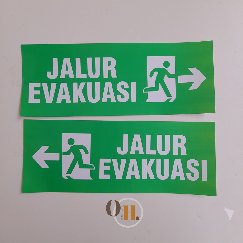 Evacuation line sticker - Signage - K3 Signs | Shopee Philippines