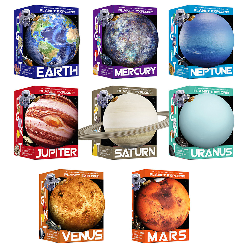 Planet Explore Dig Kit Toys Solar System Gemstone Dig Kit Gemstone ...