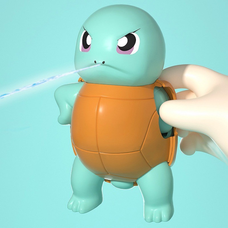 Pokemon Pocket Monsters Squirtle Johnny Turtle Press Water Launcher ...
