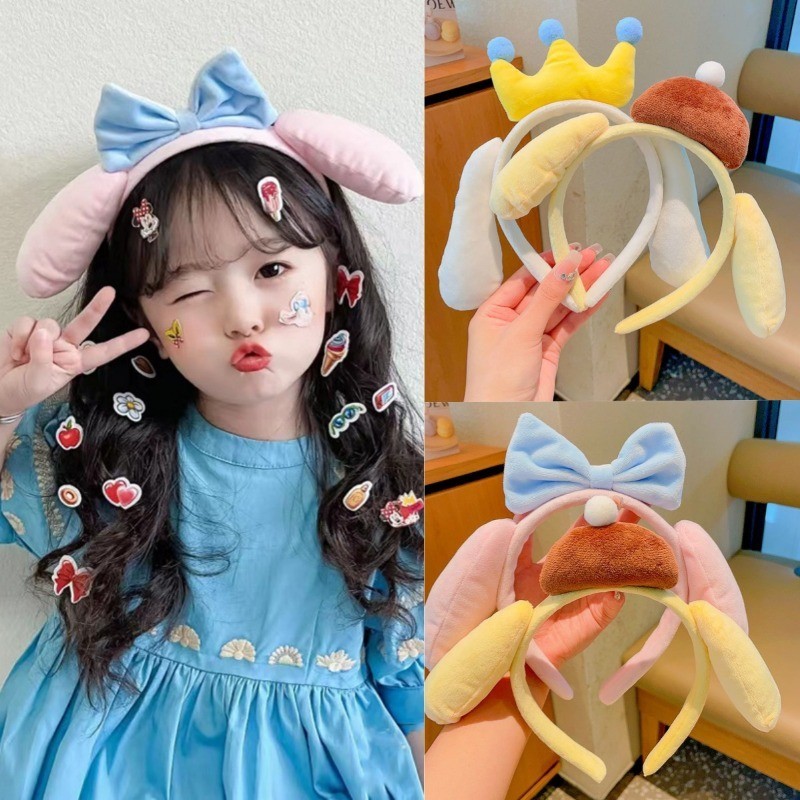 Cartoon Sanrio Ears Headwear Anime Hair Band Women Cute My Melody ...