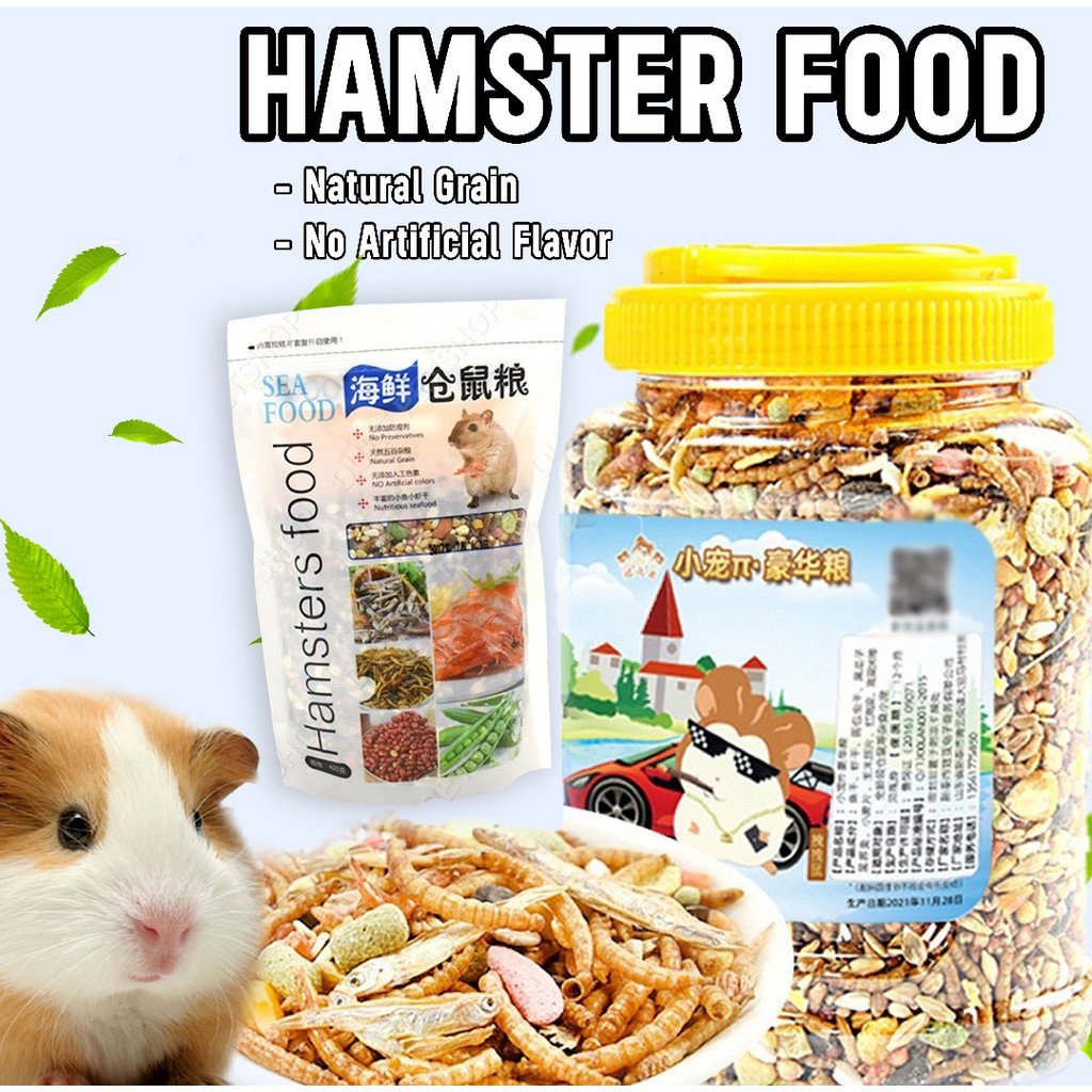 Hamster Food mix with Malunggay Powder /Foodmix 400g/1200ml | Shopee ...