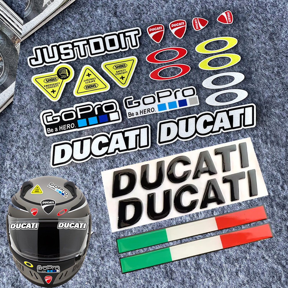 Ducati Motorycycle Sticker Motorycycle Helmet Body Tank Decal for ...