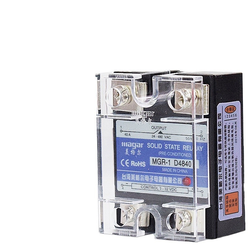 DC-controlled AC SSR single-phase solid state relay 220VAC D4840 10 25 ...