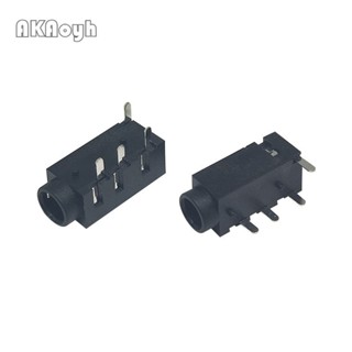 100pcs 3.5 MM Headphone Jack Audio Jack PJ-320D 4-Line Pin Female ...