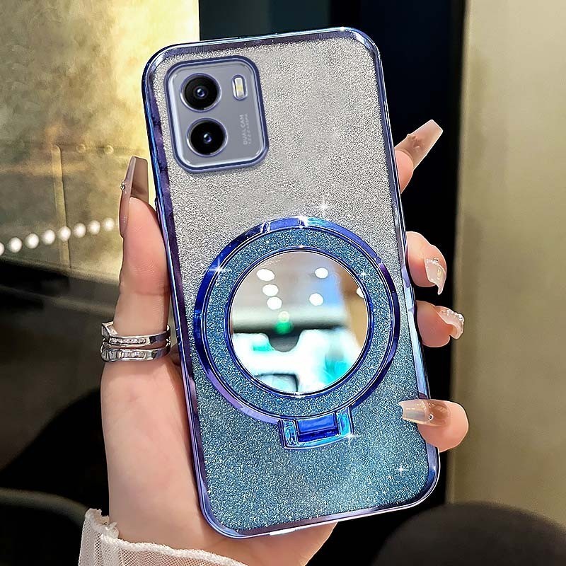 Phone Case Vivo Y15A Y15S Y01 V2120 V2134 Shockproof Mirror Magnetic ...