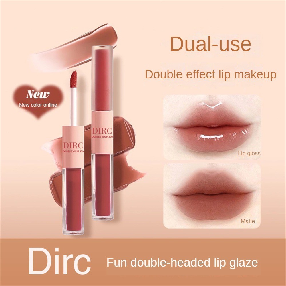 Dirc Double-ended Lip Glaze Double Lip Tint Lipstick Lip Gloss Lip Mud ...