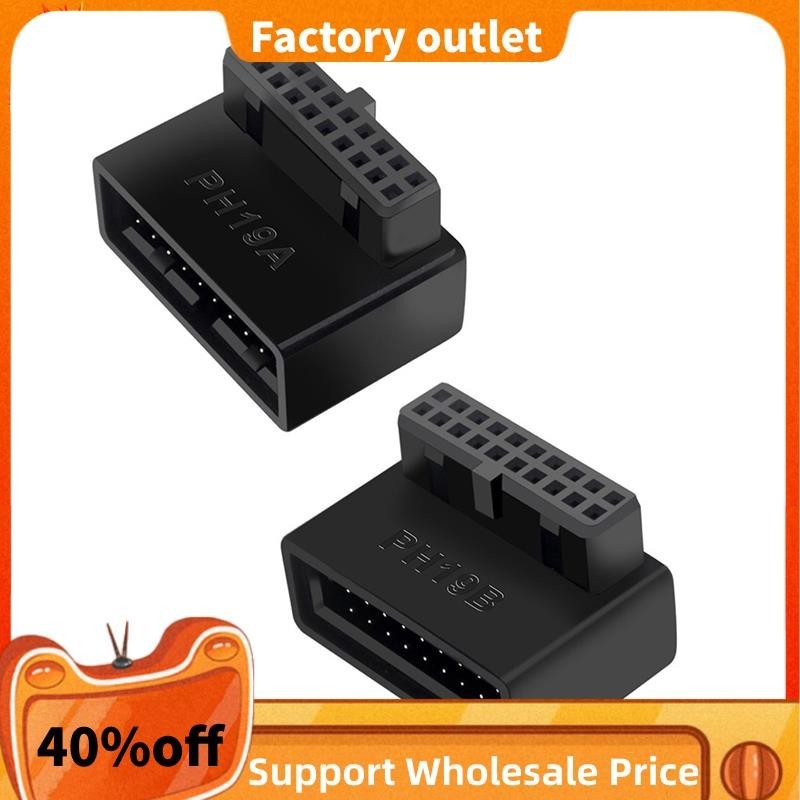 In Stock USB 3.0 Internal Header USB3.0 19/20P Socket 90 Degree Adapter ...