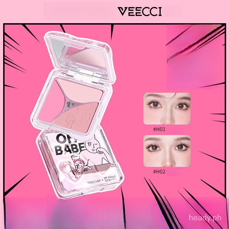 Veecci VEECCI X Pink Rabbit IP Emotional Password Three-Color Blush ...