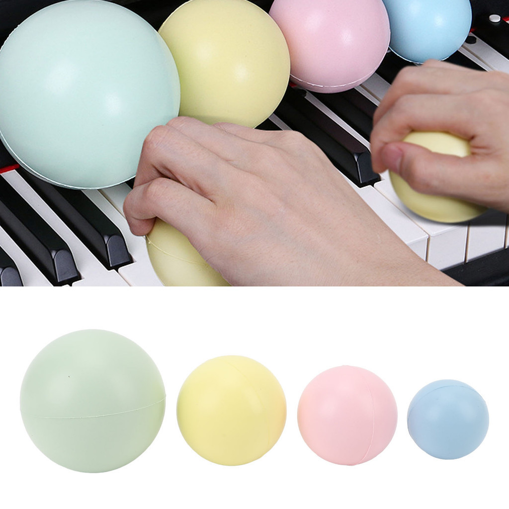 SPR-Piano Finger Training Grip Balls High Resilience Correcting Hand ...