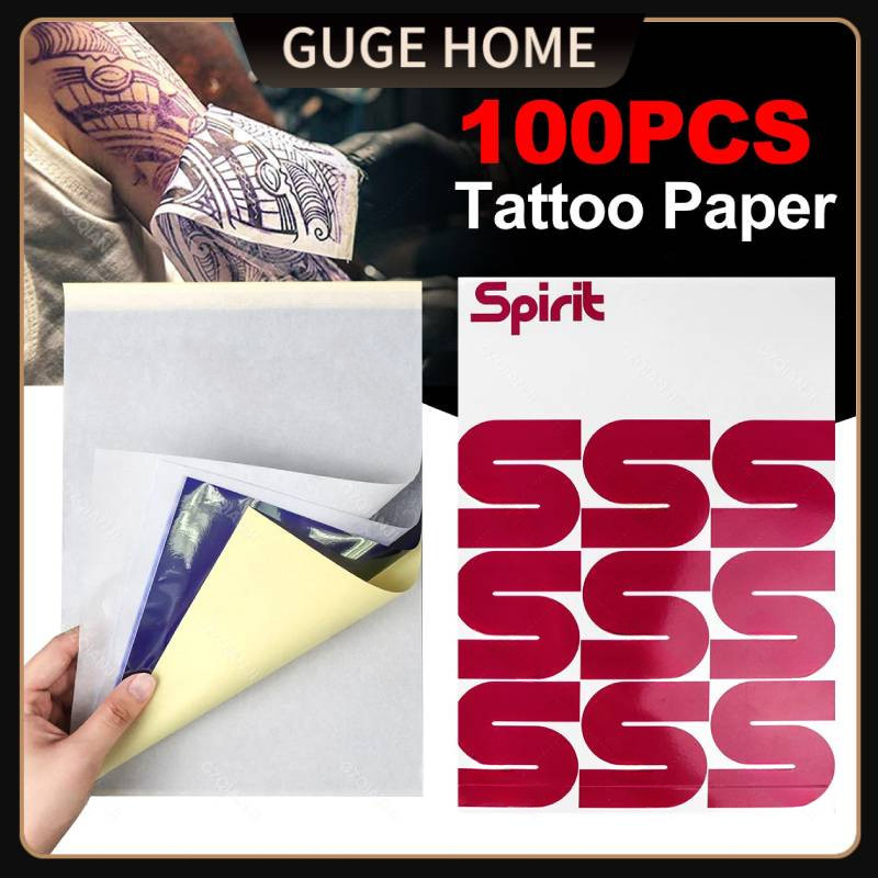 10Pcs Spirit Stencil Paper Tattoo Thermal Paper A4 Size Reusable Body ...