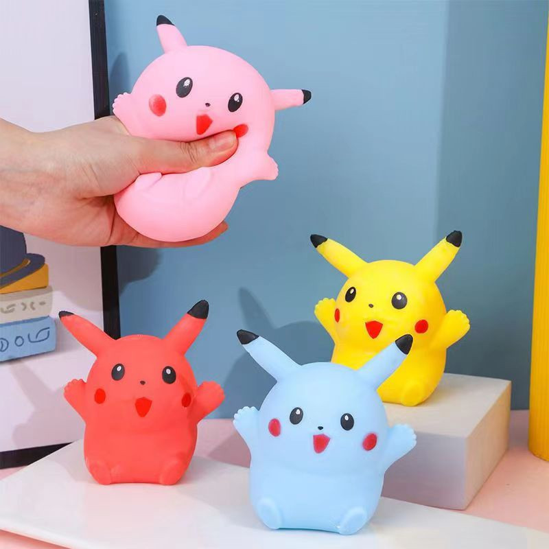 iBaby Pokemon Pikachu Squishy Toys Kawaii Squeeze Reliever Toy Fidget ...