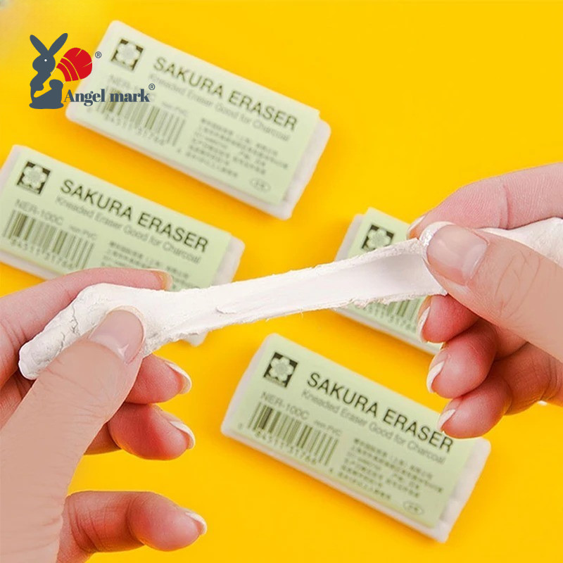 AngleMark Kneadable Eraser Artist Quality Putty Rubber Moldable Kneaded ...