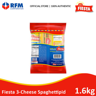 Fiesta 3-Cheese Spaghettipid 1.6kg: Fiesta Spaghetti Pasta + Fiesta 3 ...