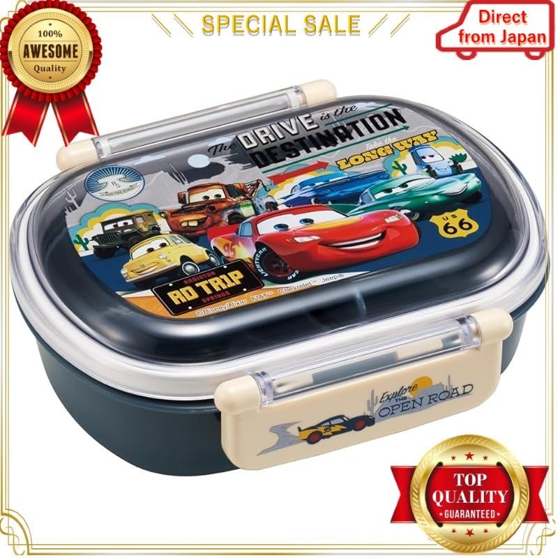 【Direct from JAPAN】Skater Children's Bento Box 1-tier 360ml Dome-shaped Cars 24 antimicrobial ...