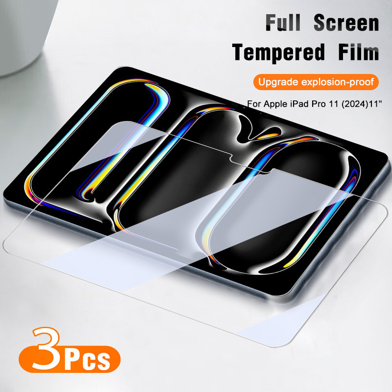 3PCS Screen Protector For Apple iPad Pro 11 (2024) 11" 5th 6th ...