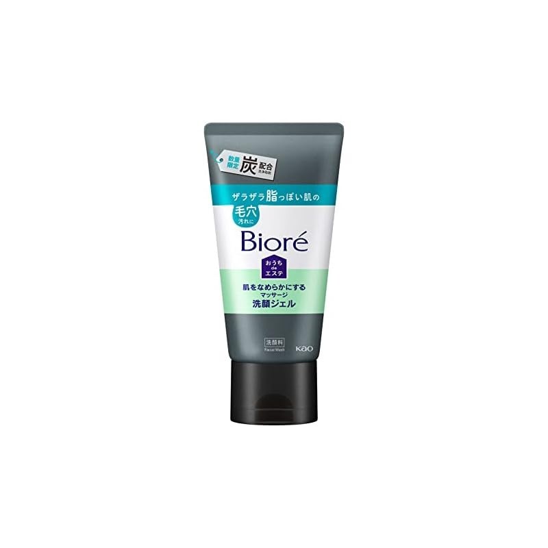Biore At-Home Esthetic Massage Cleansing Gel Charcoal 150g for Smoother ...