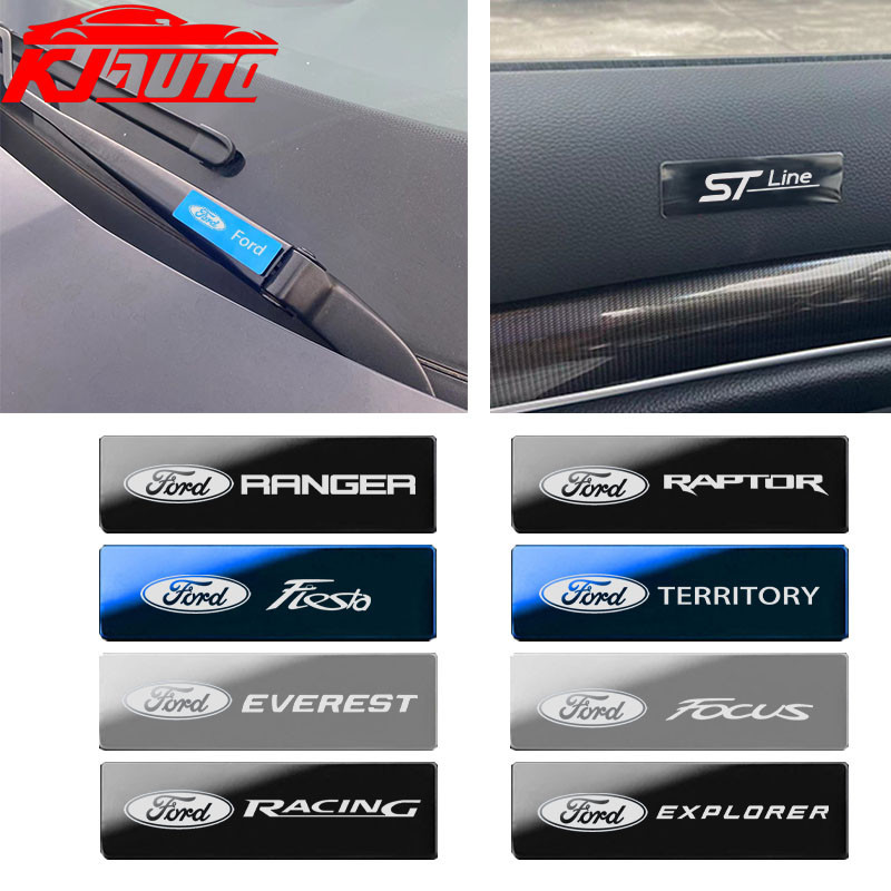 4pcs Ford Car Body Fender Side Metal Emblem Sticker Auto Window ...