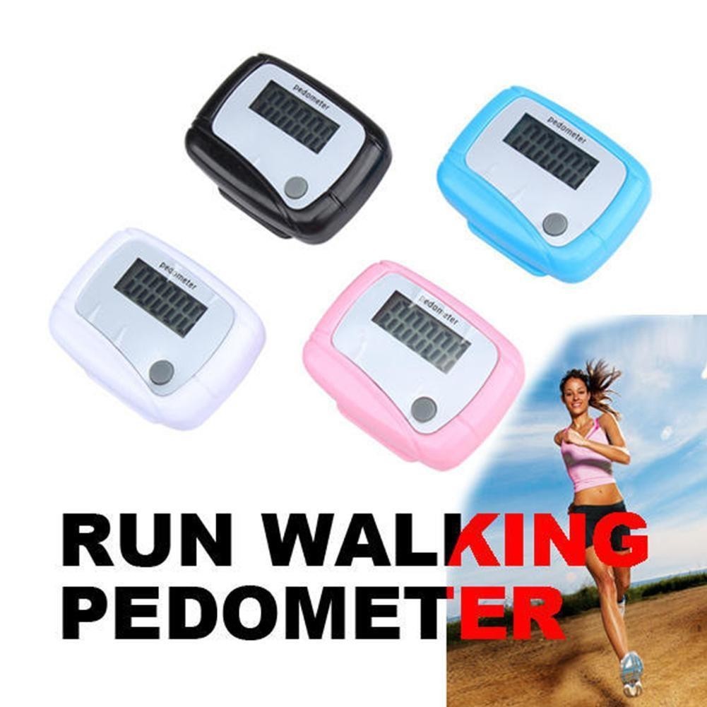 Mini Digital Pedometer With Lcd Display Pocket Size Step Calorie And ...