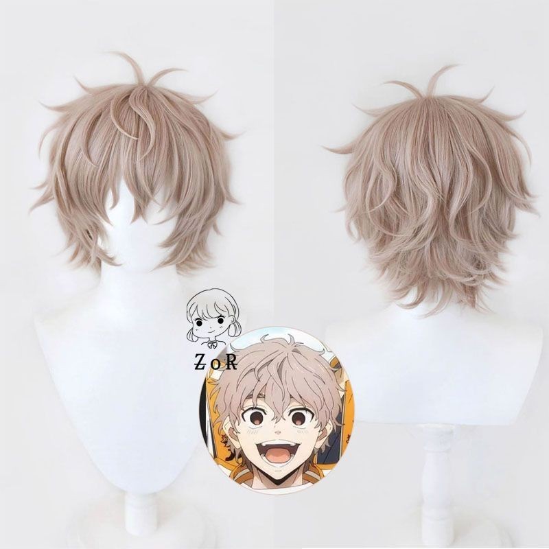 Anime WIND BREAKER Choji Tomiyama Cosplay Wig Short Hair Shishitoren ...