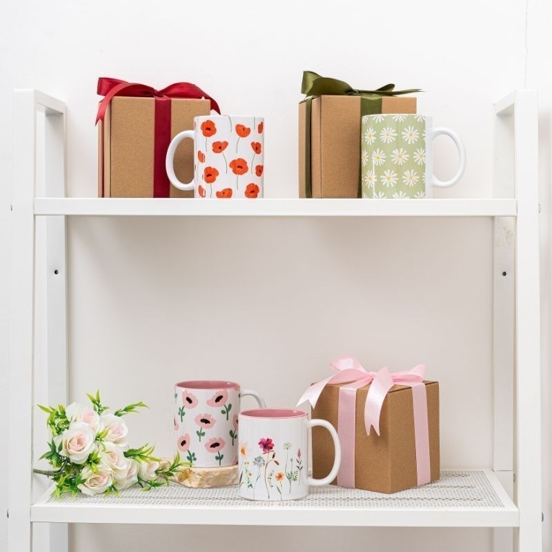 Seruni Living Hampers Mug Wild Flower series | Shopee Philippines