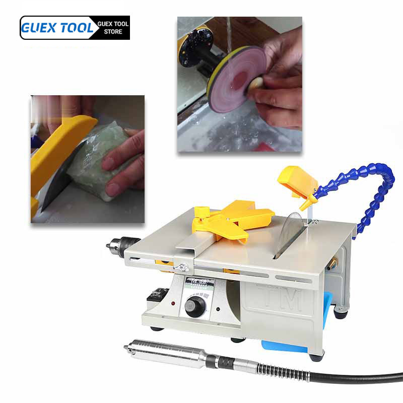 Multifunction Mini Table Saw Stone Polisher Jade Engraving Machine ...