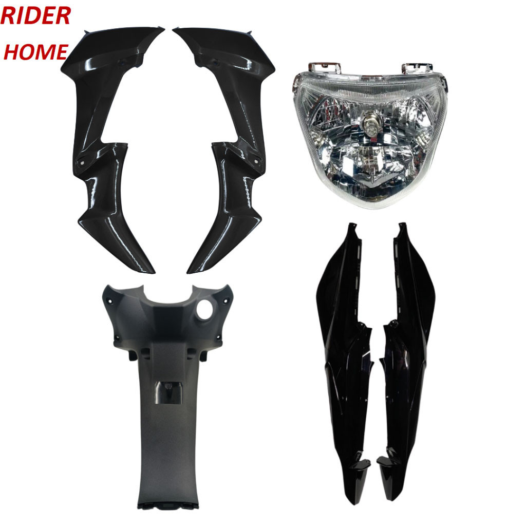 SUZUKI SMASH 115 Motorcycle accessories SET HEADLIGHT FRONT FENDER 4IN1 ...