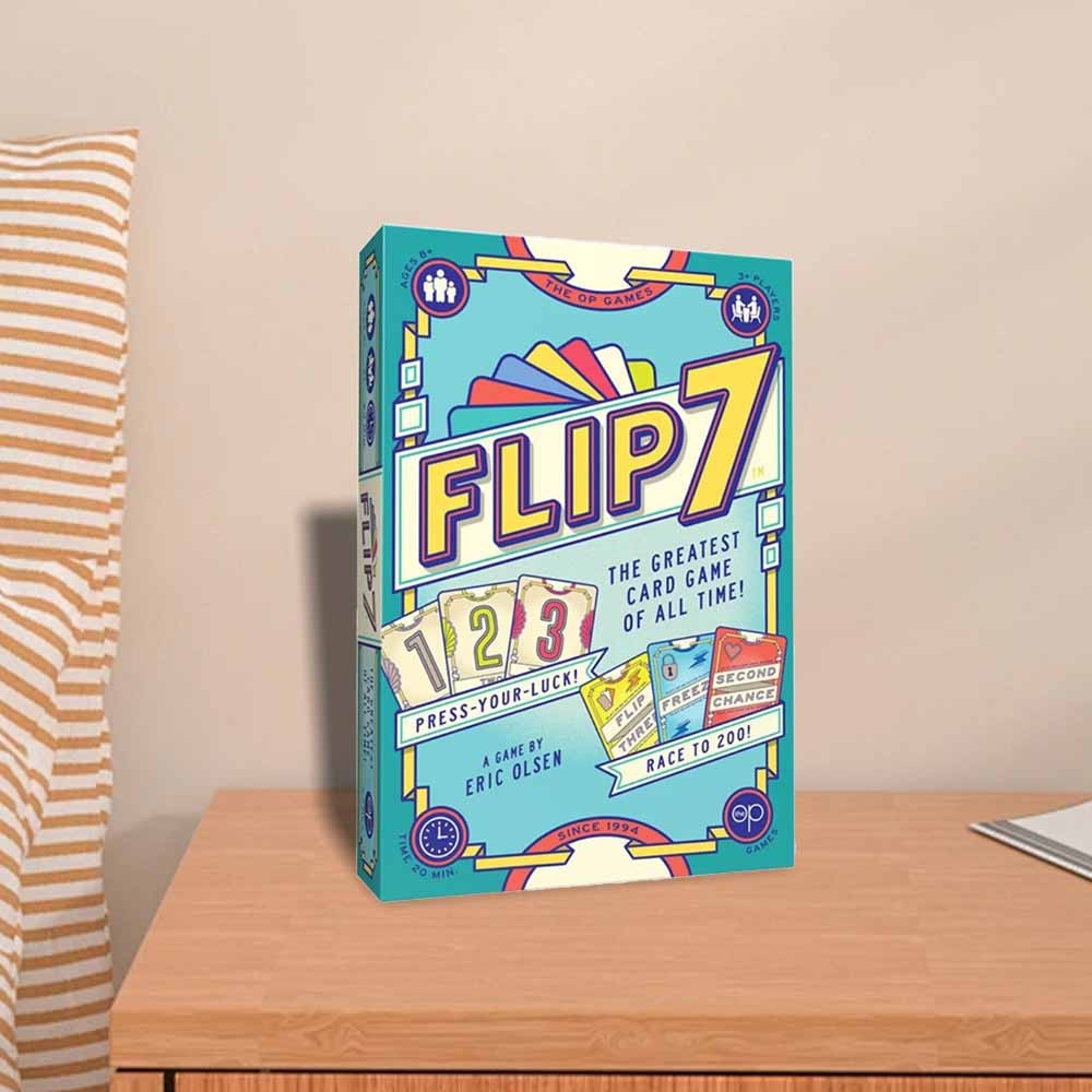 Card Game Flip 7 Luck Strategy Game Fast-Paced Addictive Card Game ...