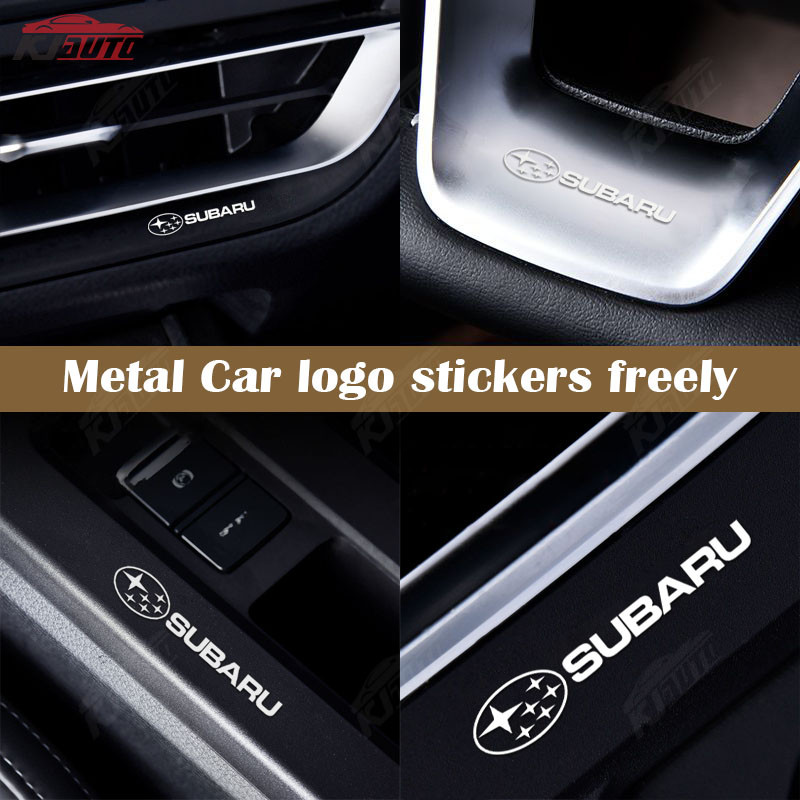 4 Pcs Subaru Metal Car Logo Stickers Beautiful Modification Badge Car ...