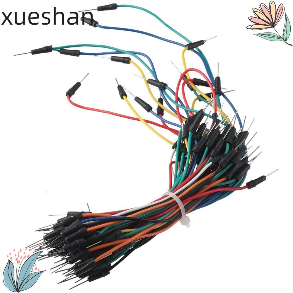 XUESHAN 65PCS Breadboard Jumper Wires Kit, 10/15/20/25cm Long Male to ...