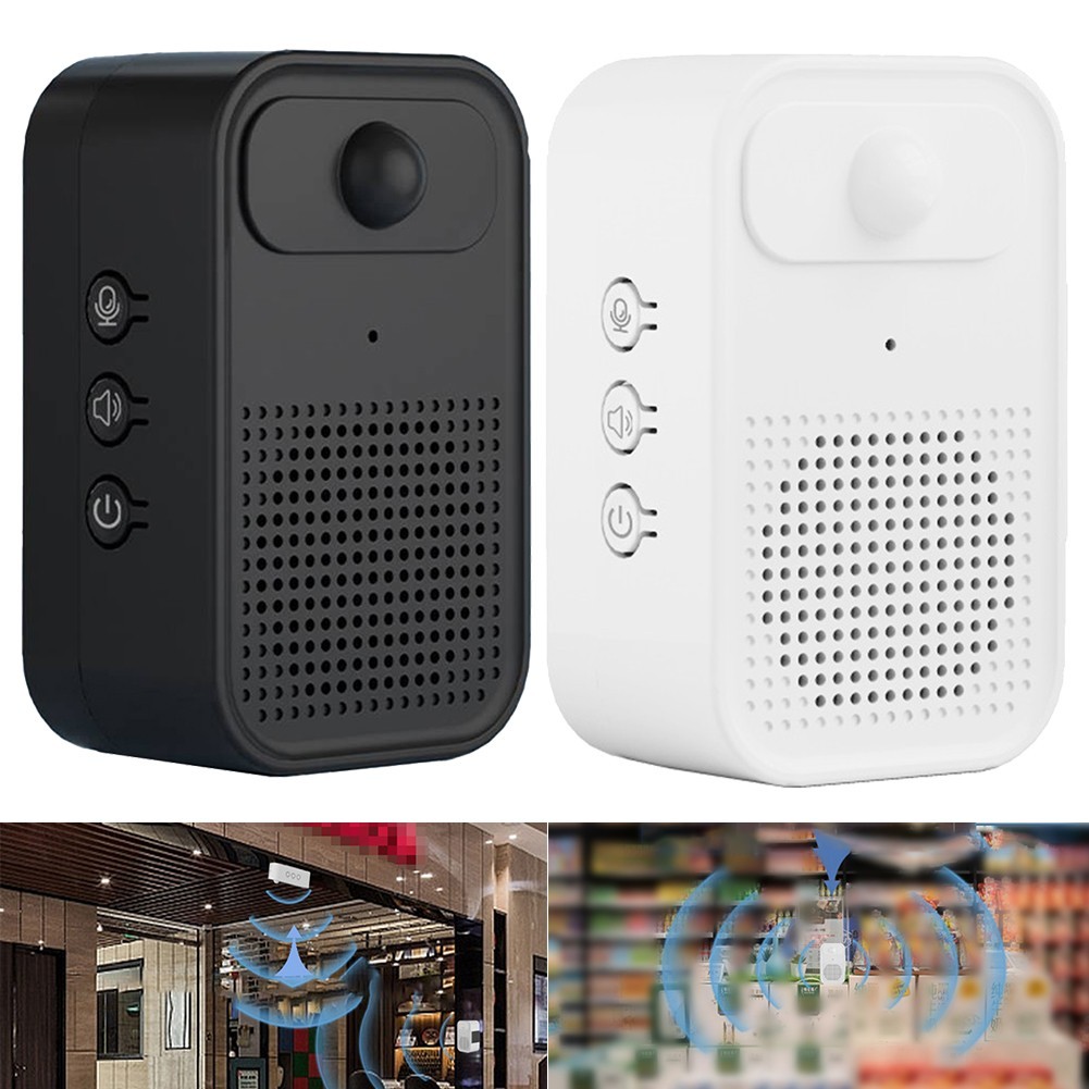 Ding Dong Wireless Door Sensor with Custom Greetings and Three Volume ...