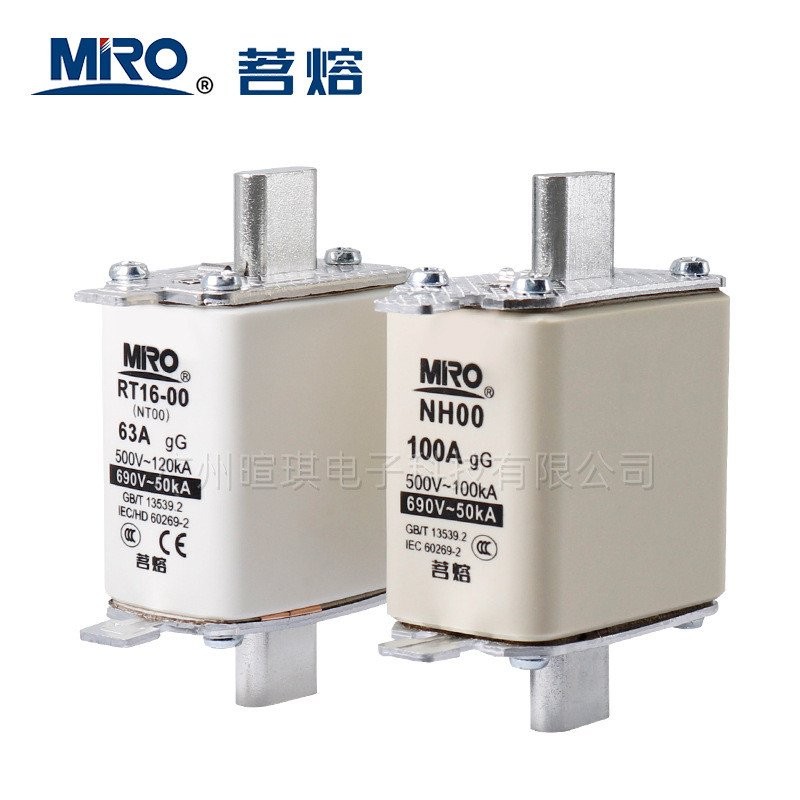 MRO Fuse Fuse NH00 NT00 RT16-00Fuse socket690V Low-voltage Fuse Link ...