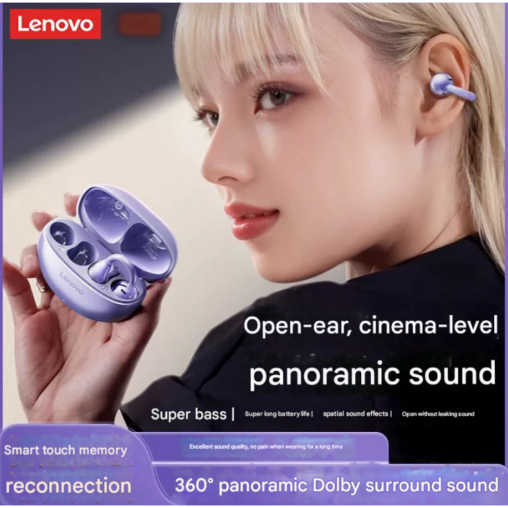 Lenovo TA410 Bluetooth Wireless Earbuds TWS Ear Clip Type Earphone ...