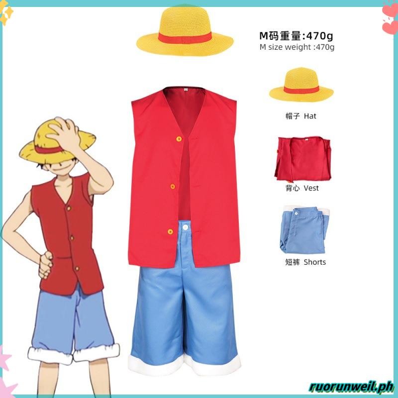 One Piece LuffycosClothing Adult and Children Classic Luffy Same ...