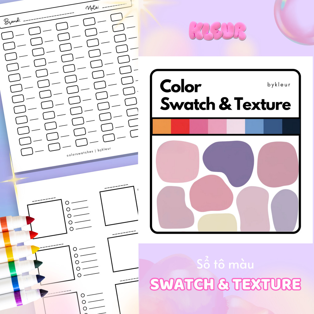 Kleur Color and Texture/Pattern Swatch Notebook, 900 Swatch Boxes and ...