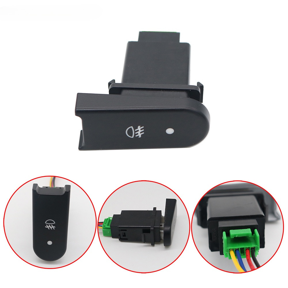 Dual Push On Off Switch Button LED Light Bar Fog Light Switch For ...