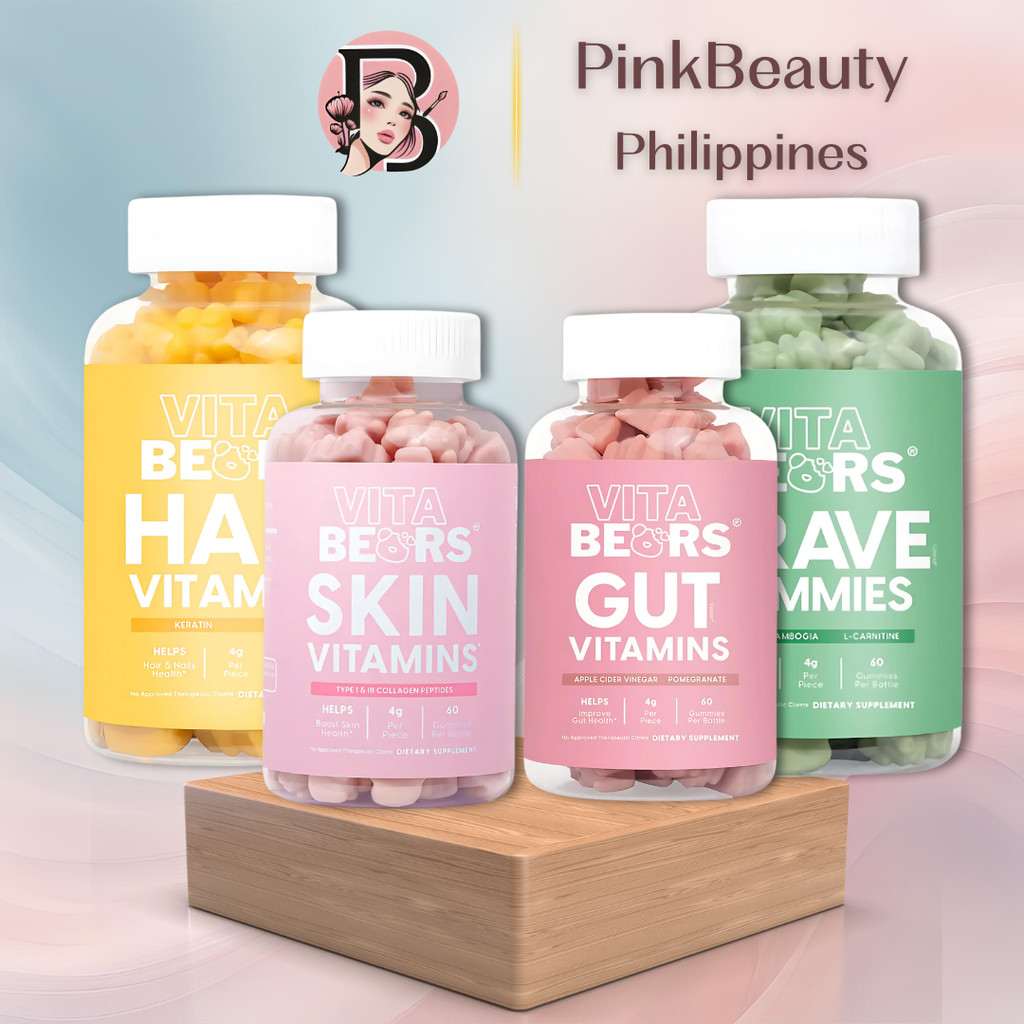 VITABEARS Skin Vitamins Collagen Whitening Glutathione Biotin | Shopee ...